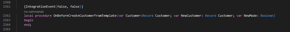 Event Request Table 18 Customer Onbeforecreatecustomerfromtemplate · Issue 6809 · Microsoft