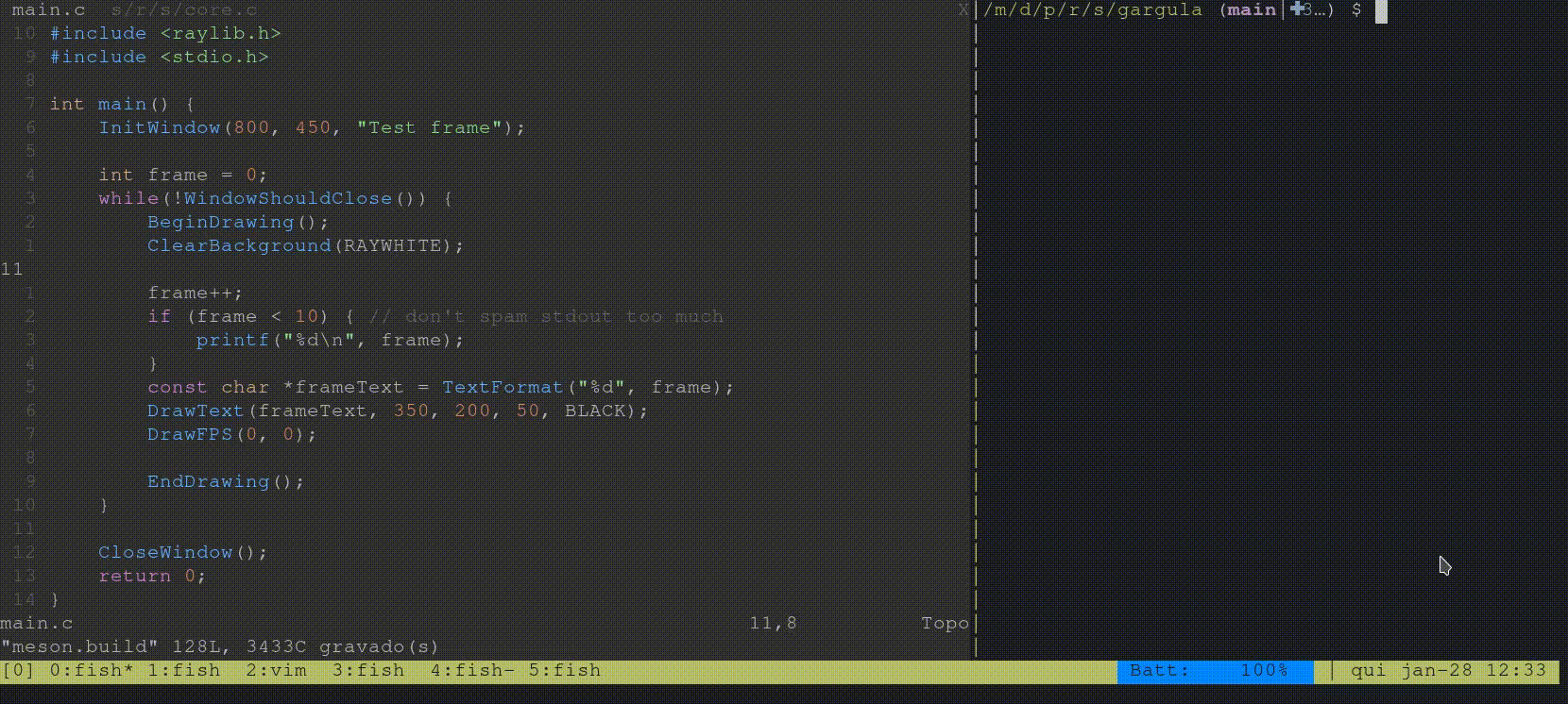 [core] First frame hiccup on Linux when compiling raylib with embedded GLFW · Issue #1554 ...