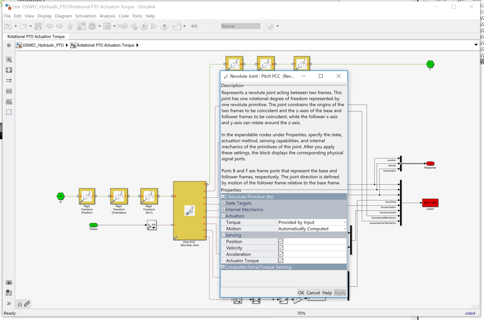 Torque OSWEC hydraulic PTO · Issue #247 · WEC-Sim/WEC-Sim · GitHub