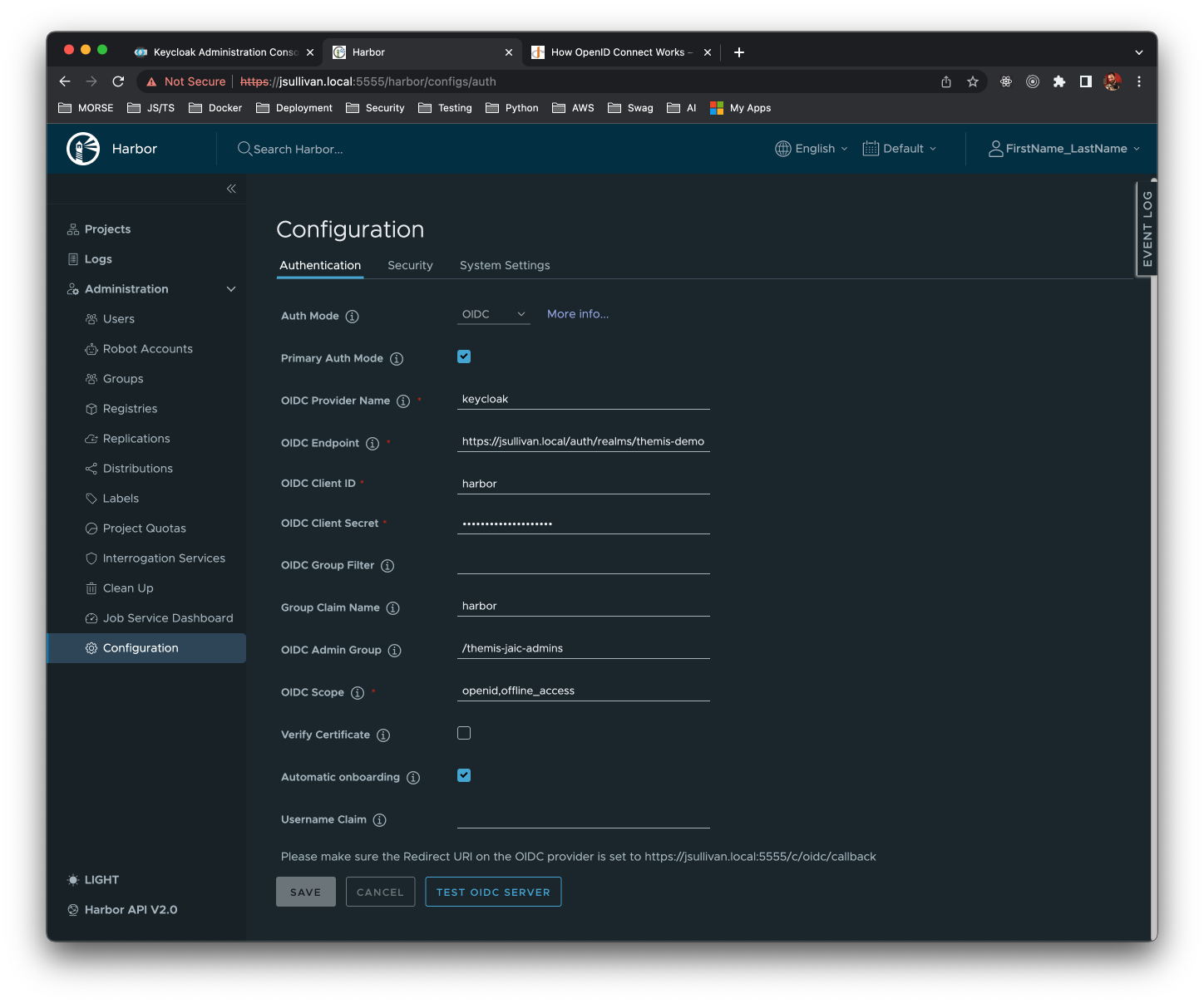 `docker Login` Fails For Oidc Users `error Response From Daemon Get V2