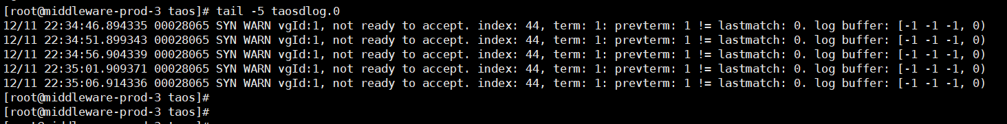 二进制部署3.0.2.0集群之后，dnode和mnode状态都正常，但是日志报错MND dnode:2, in offline state · Issue #18887 · taosdata ...