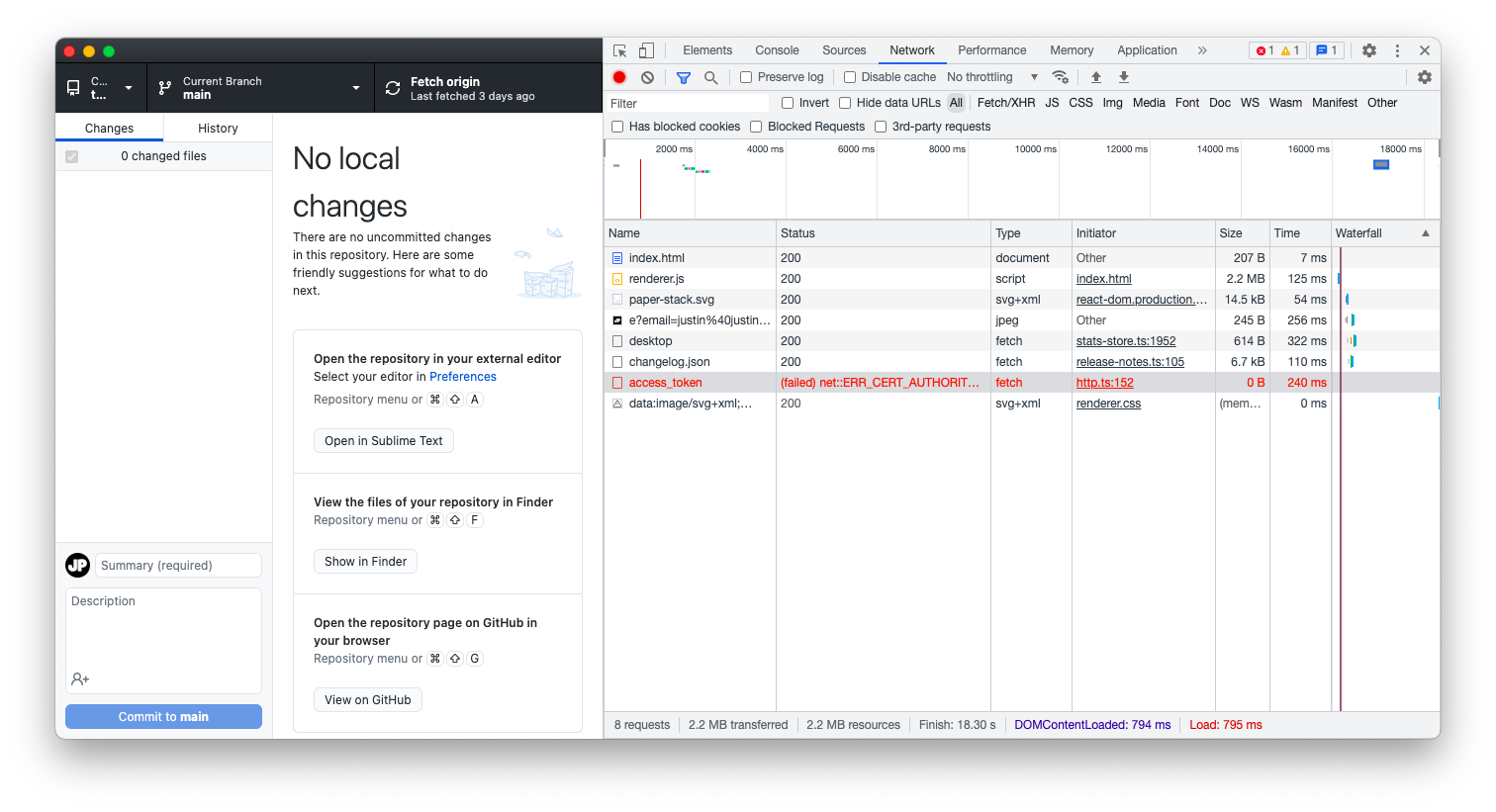 Certificate error for *.github.com · Issue #16187 · desktop/desktop · GitHub