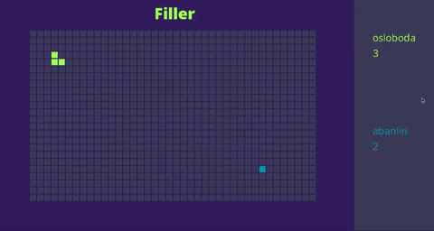 GitHub - osloboda/Filler: Filler is an algorithmic game which consists ...