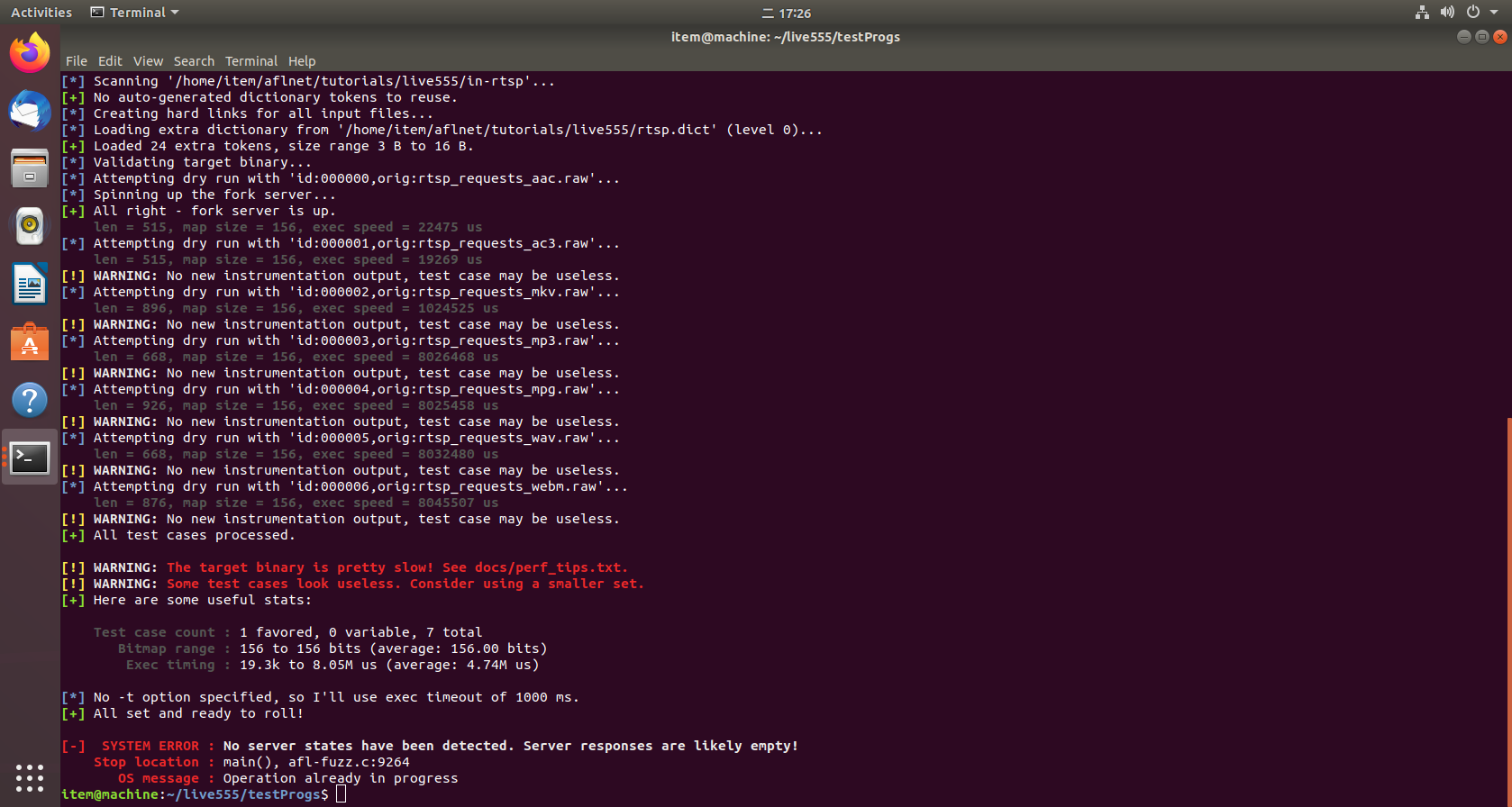 Can't use option -E · Issue #112 · aflnet/aflnet · GitHub