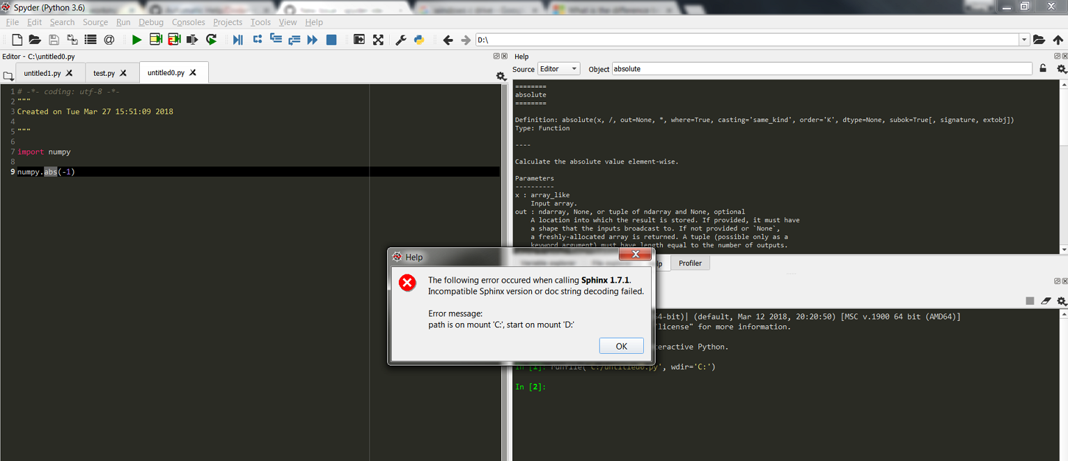Rich Text Help With Ctrli Is Broken When Console Working Directory Is