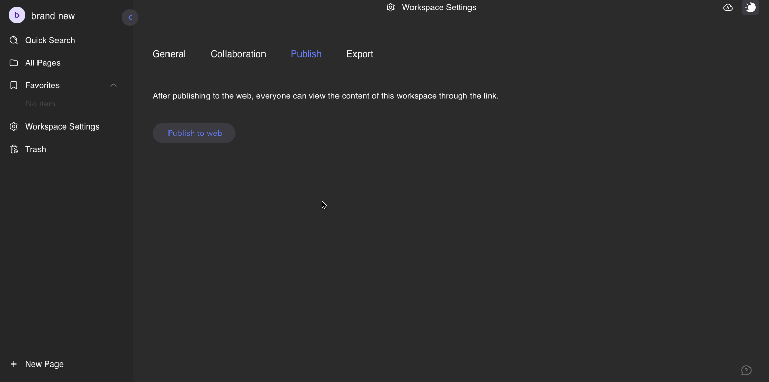 Publish to web requires refresh · Issue #1347 · toeverything/AFFiNE · GitHub