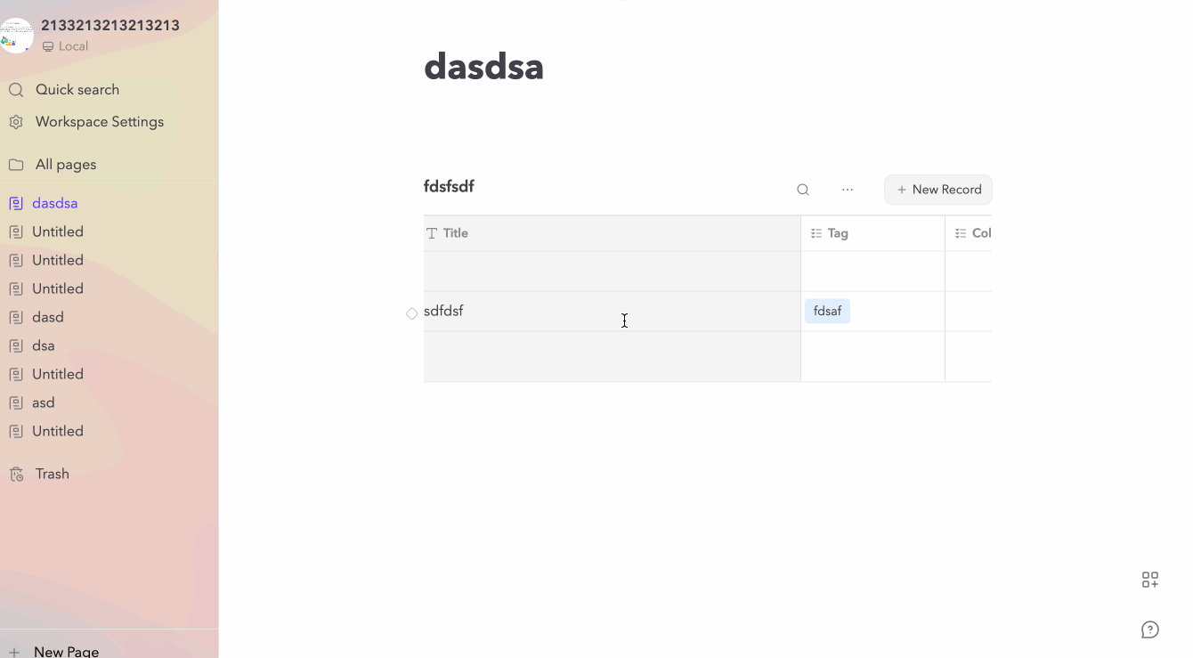 Database Interactions Horizontal Scrolling · Issue 2549 · Toeverything Blocksuite · Github