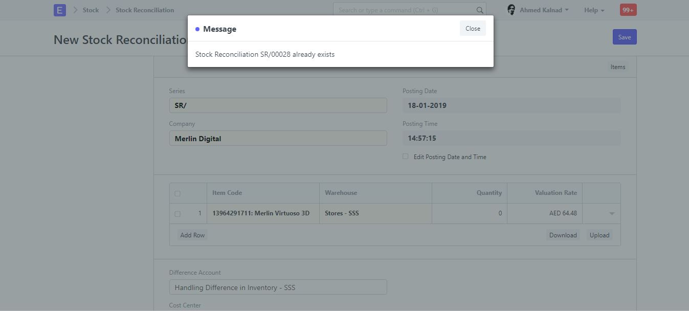 A common error which ERPnext is facing "'record series' already Exists error " · Issue #16426 ...