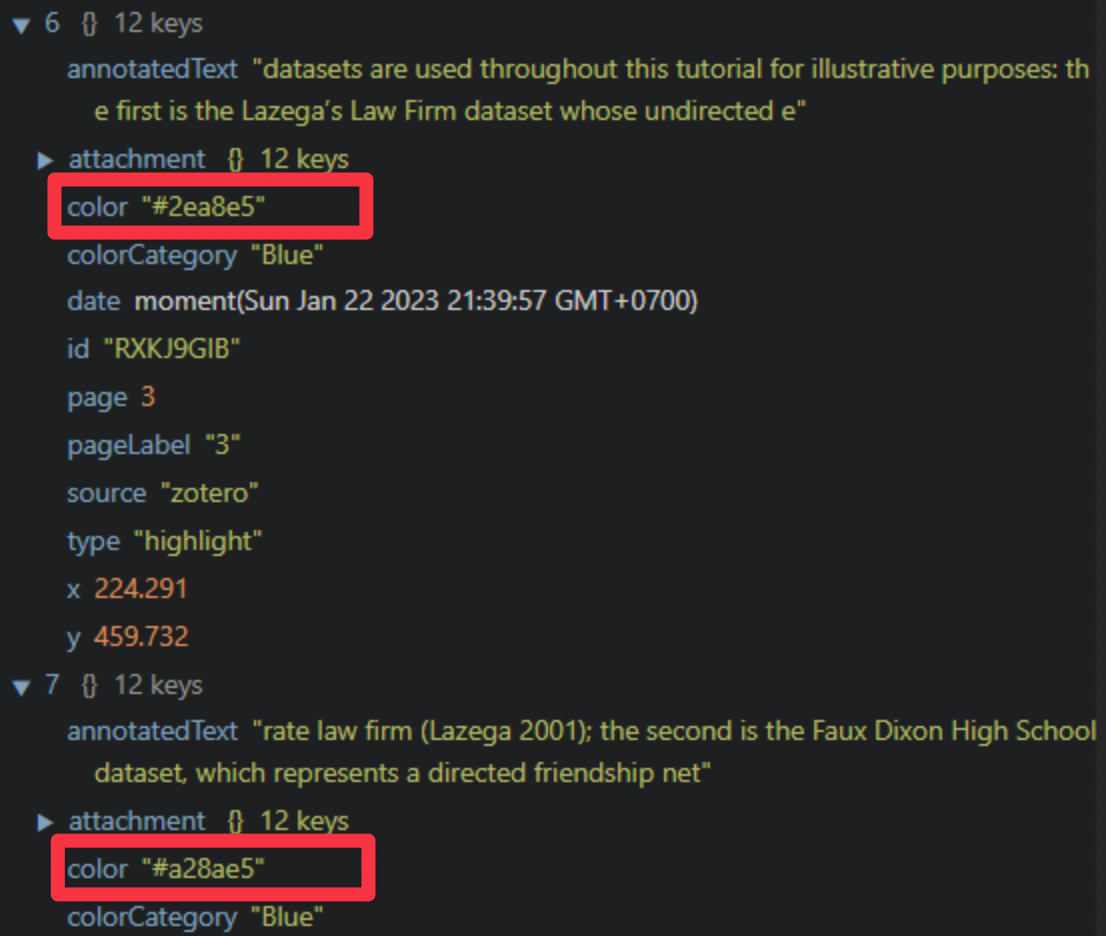 Purple annotation is wrongly regarded as Blue · Issue #168 · mgmeyers/obsidian-zotero ...