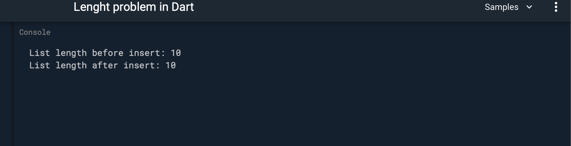 length incorrect error · Issue #45109 · dart-lang/sdk · GitHub