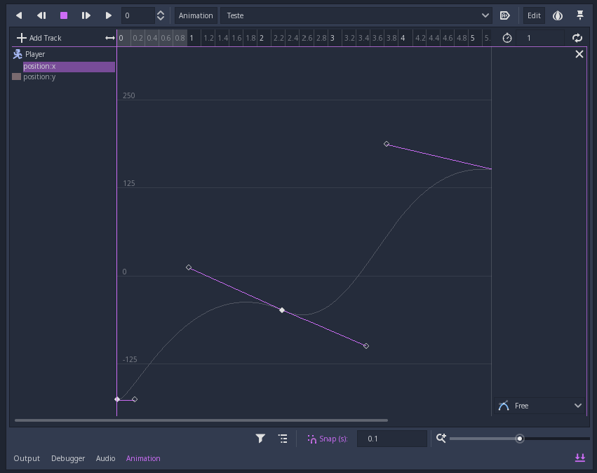 AnimationPlayer curve editor tangents color should be different · Issue ...