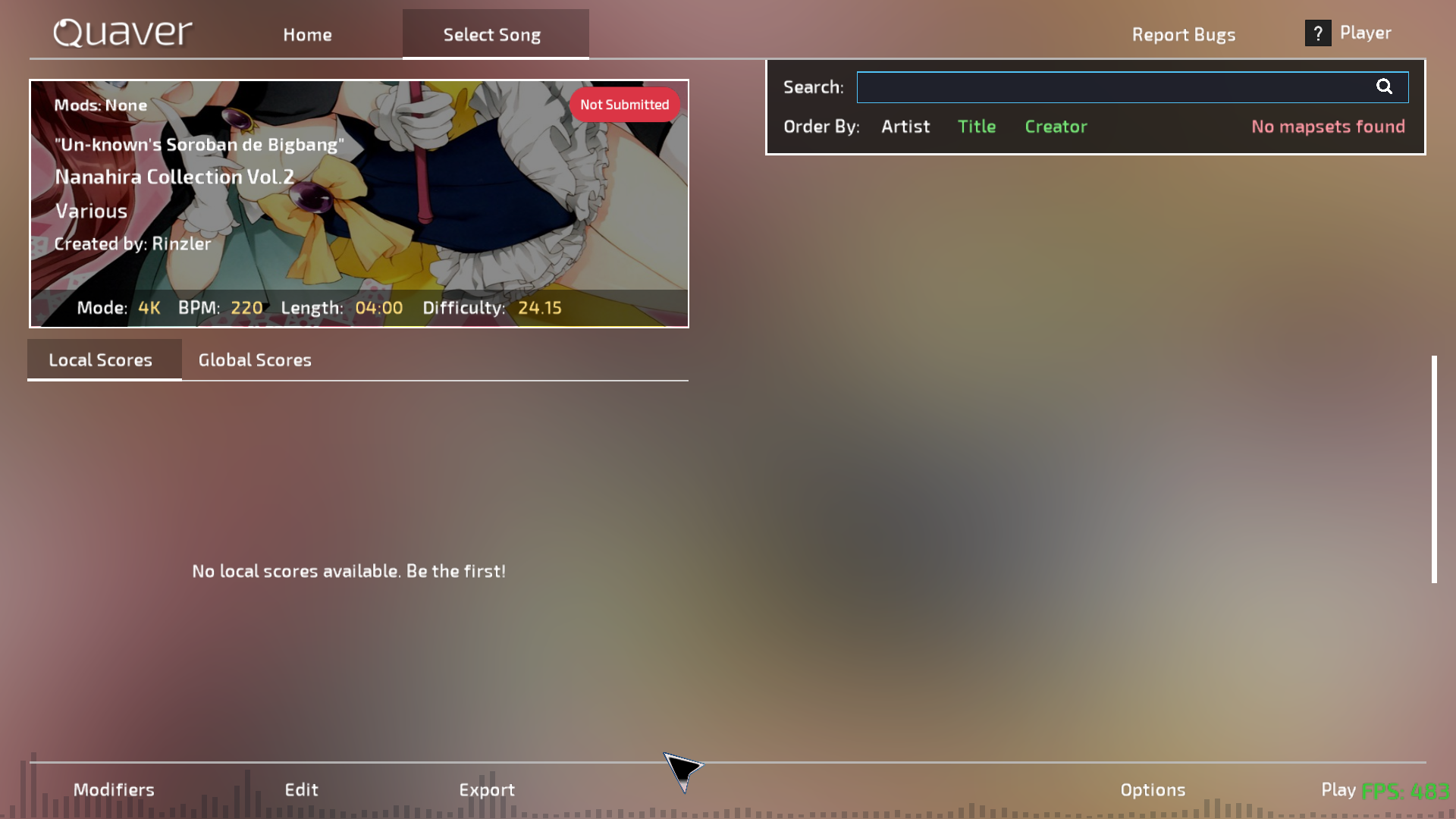Changing volume with the knob of a kb makes the mapsets disappear · Issue #353 · Quaver/Quaver ...