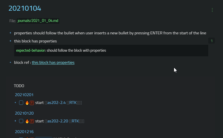 properties are broken in 0.0.4.9 (entering a :PROPERTIES: block creates ...