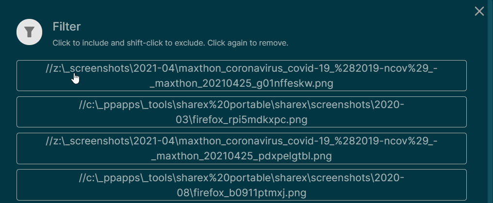 ![example](../assets/example) example will appear in graph and filter [desktop] · Issue #1461 ...