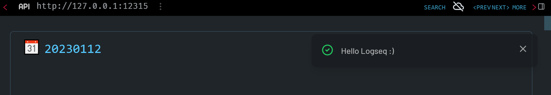 HTTP API server : works, but get error message `Error EBADF...` when starting the server on ...