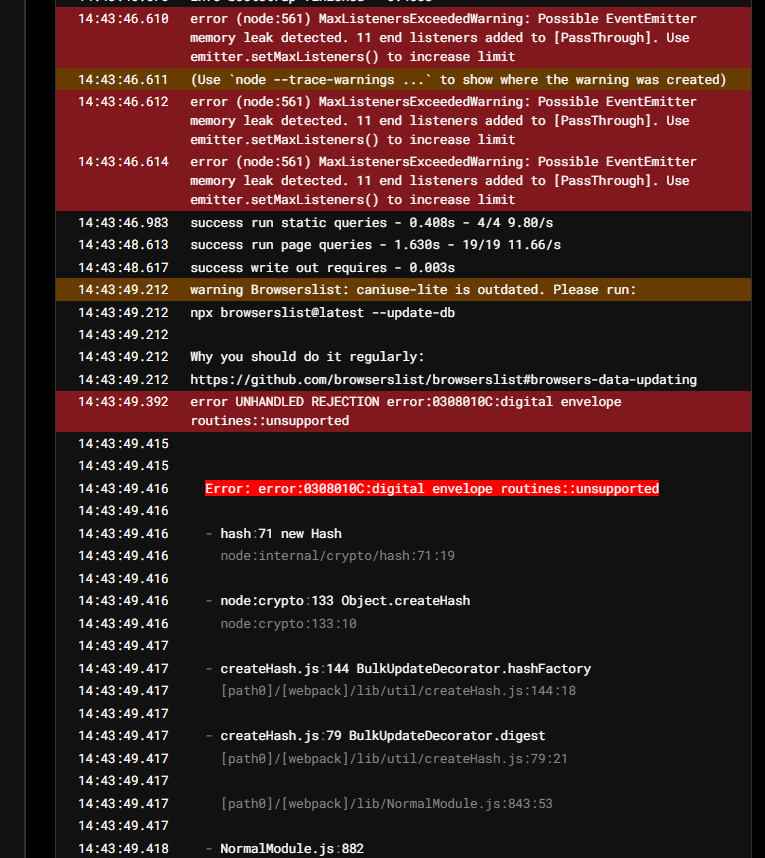 Project not installing correctly · Issue #253 · bchiang7/v4 · GitHub