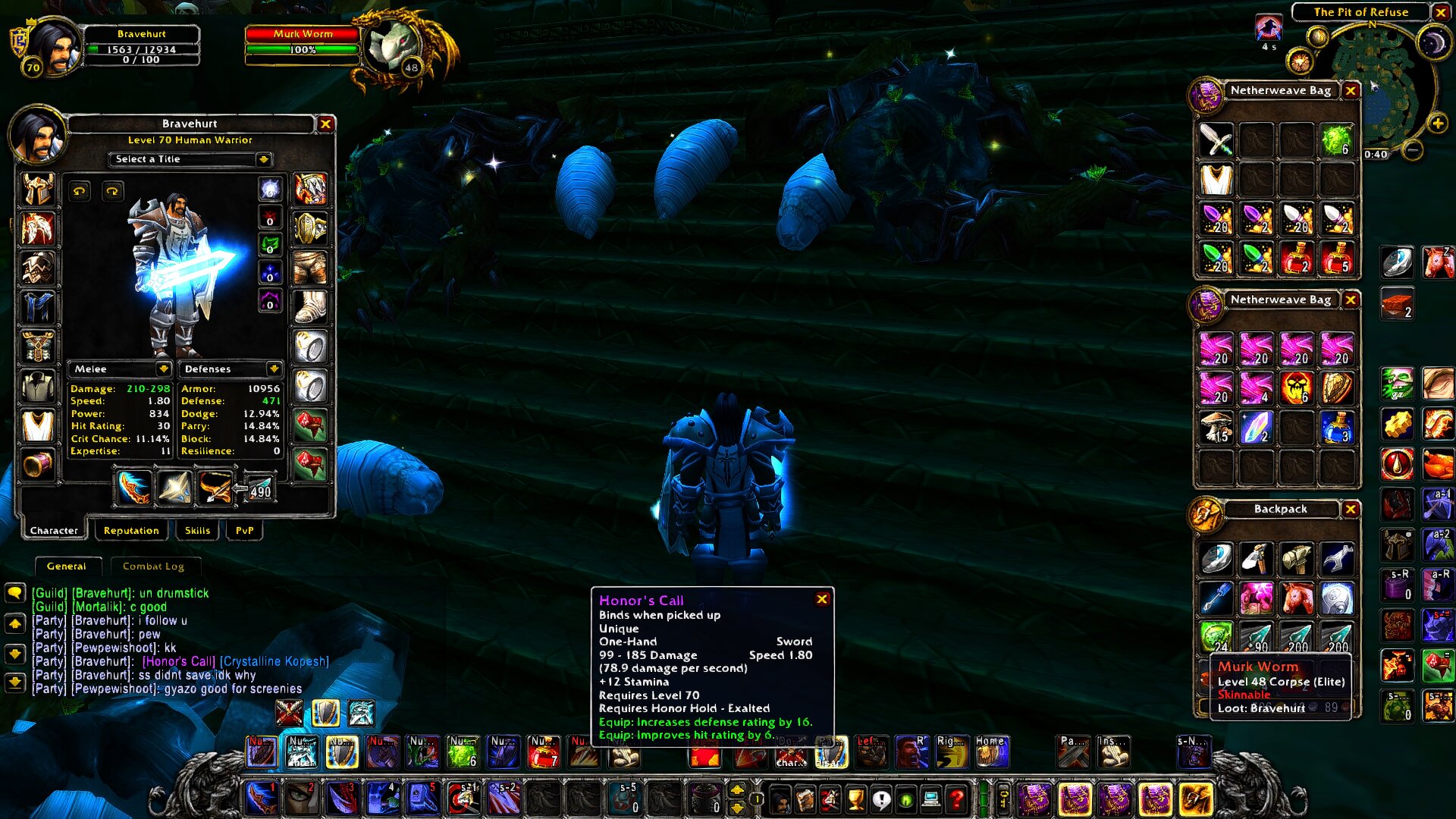 [Item] Honor's call · Issue #5497 · Atlantiss/NetherwingBugtracker · GitHub