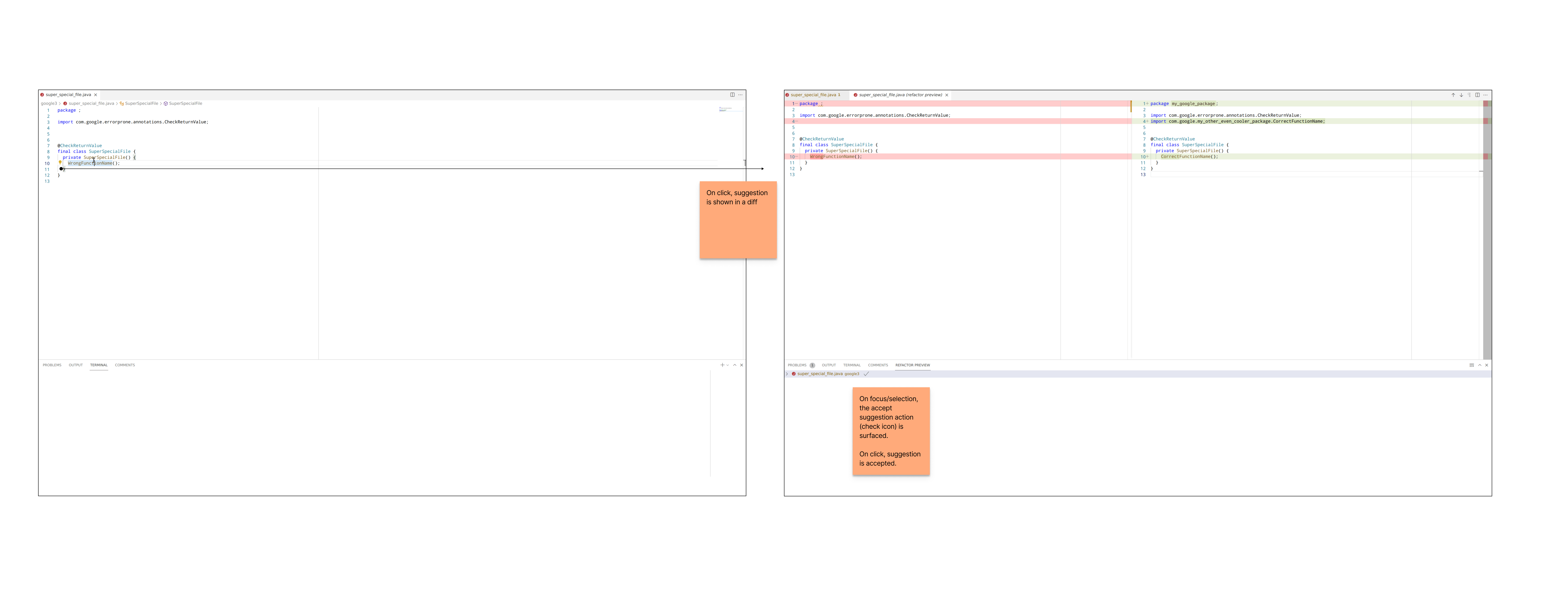 Streamlining The Refactoring Paneldiff Viewpreview Experience · Issue