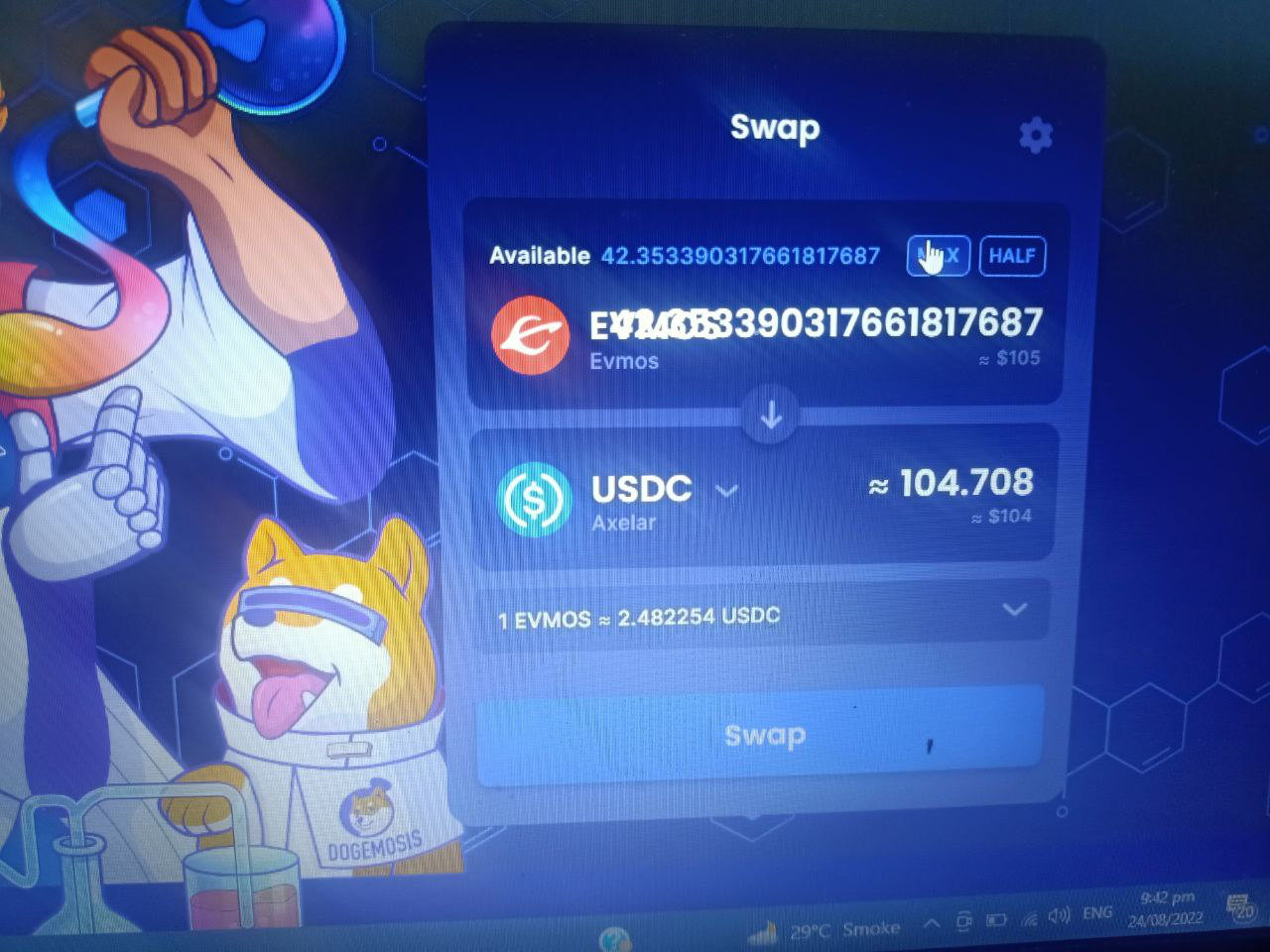 Swap Page To Box Input Overflow · Issue 749 · Osmosis Labsosmosis Frontend · Github