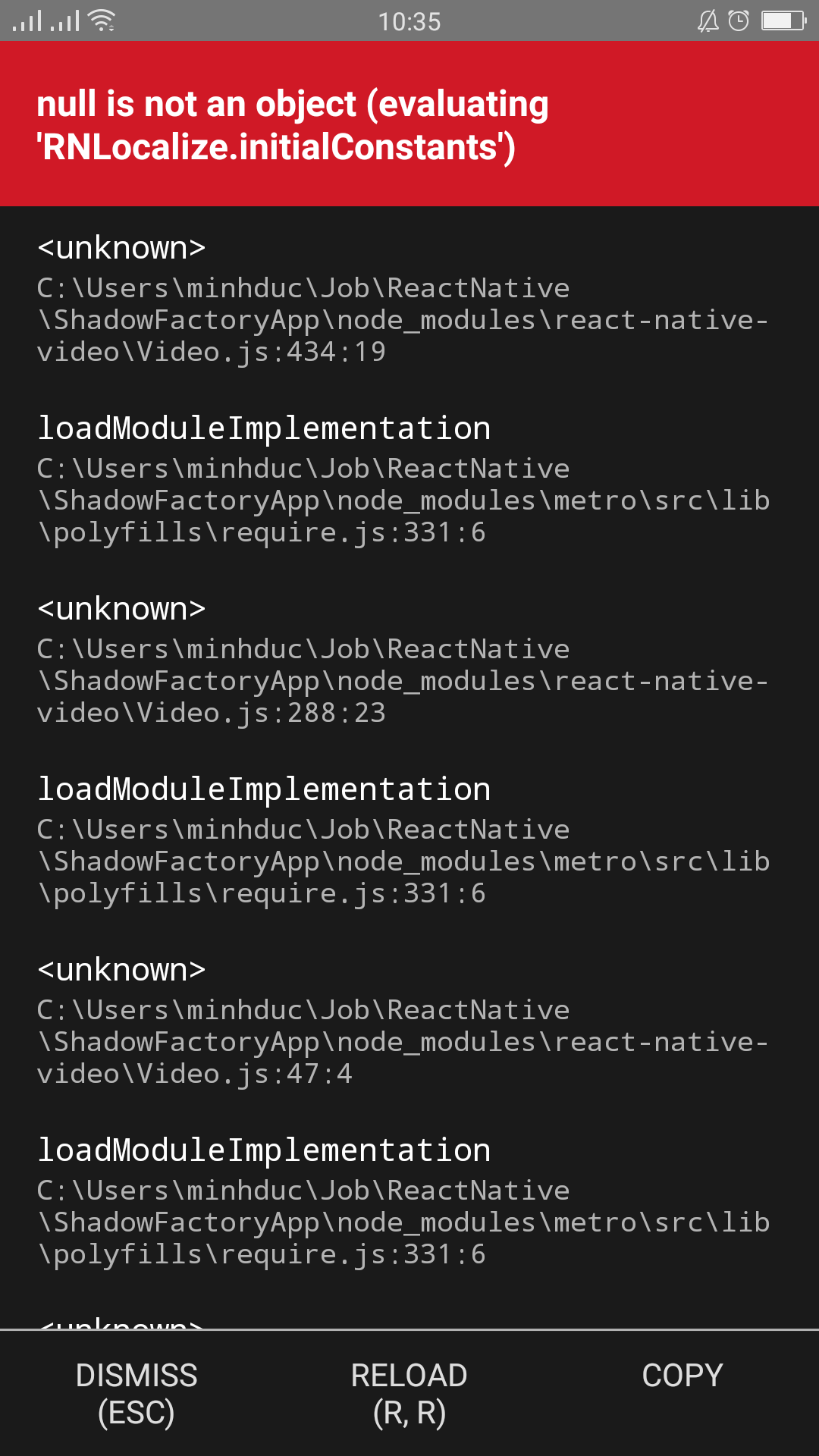 RNLocalize gets an undefined object on RNLocalize.initialContants · Issue #80 · zoontek/react ...
