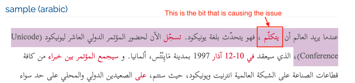 [Bug] [iOS] Pasting Arabic RTL text that is mixed with LTR English text ...