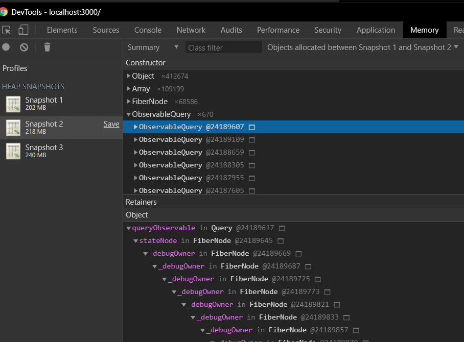 Why memory lack occur when polling with no-cache ? · Issue #3749 · apollographql/react-apollo ...