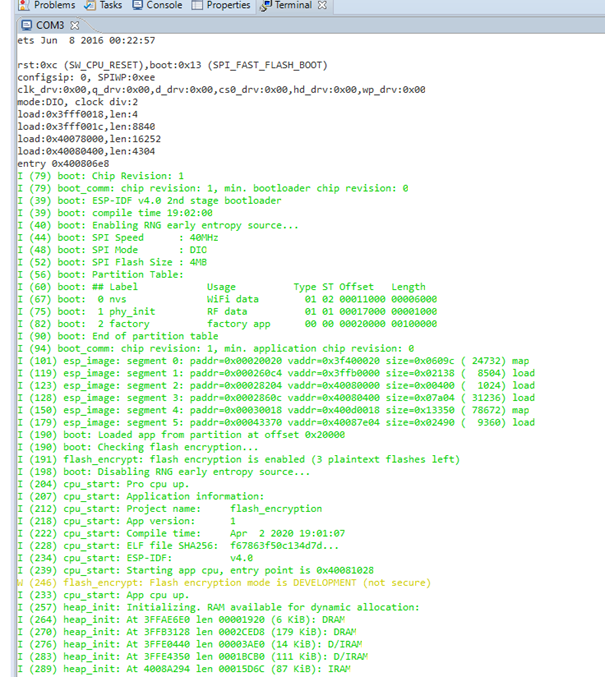 exceed the default bootloader size esp32 flash encryption (IDFGH-3014 ...