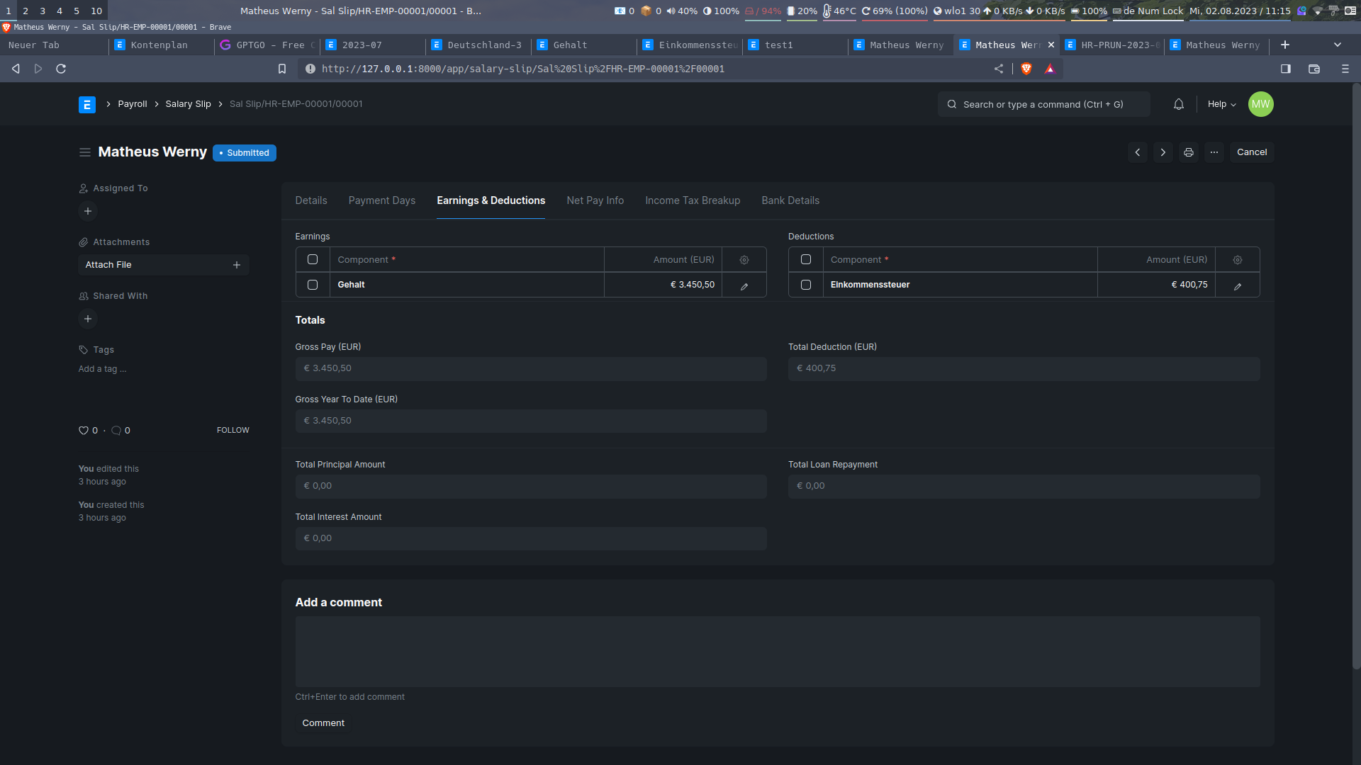 Income tax not calculated properly · Issue #758 · frappe/hrms · GitHub