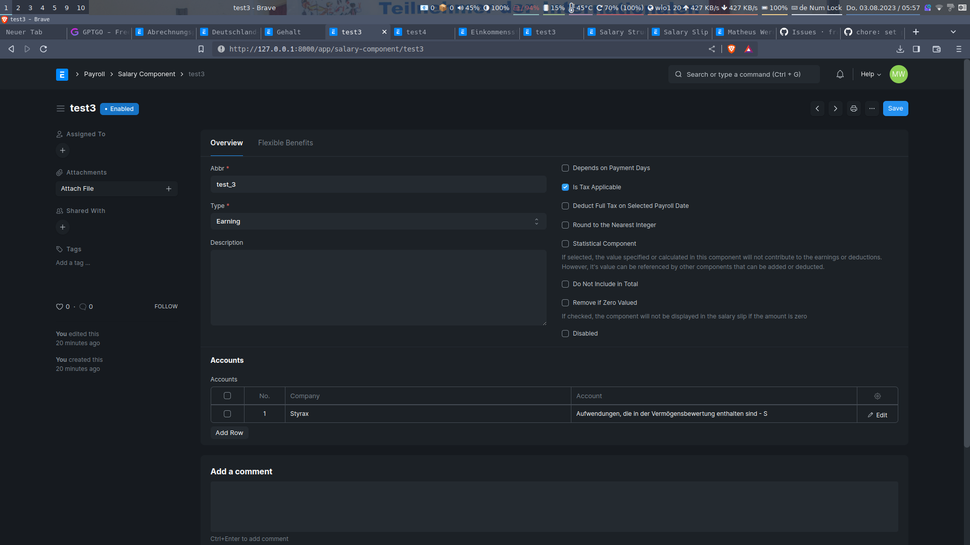 Max benefits should be greater than zero to dispense benefits · Issue #759 · frappe/hrms · GitHub