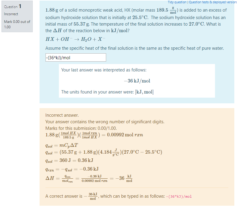 Parentheses lead to incorrect marking of sigfigs · Issue #405 · maths/moodle-qtype_stack · GitHub