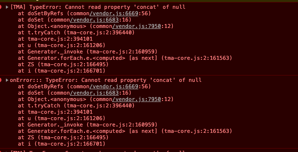 字节小程序打开页面马上返回，会产生大量异常 Cannot read property 'concat' of null · Issue #3954 · dcloudio/uni-app ...