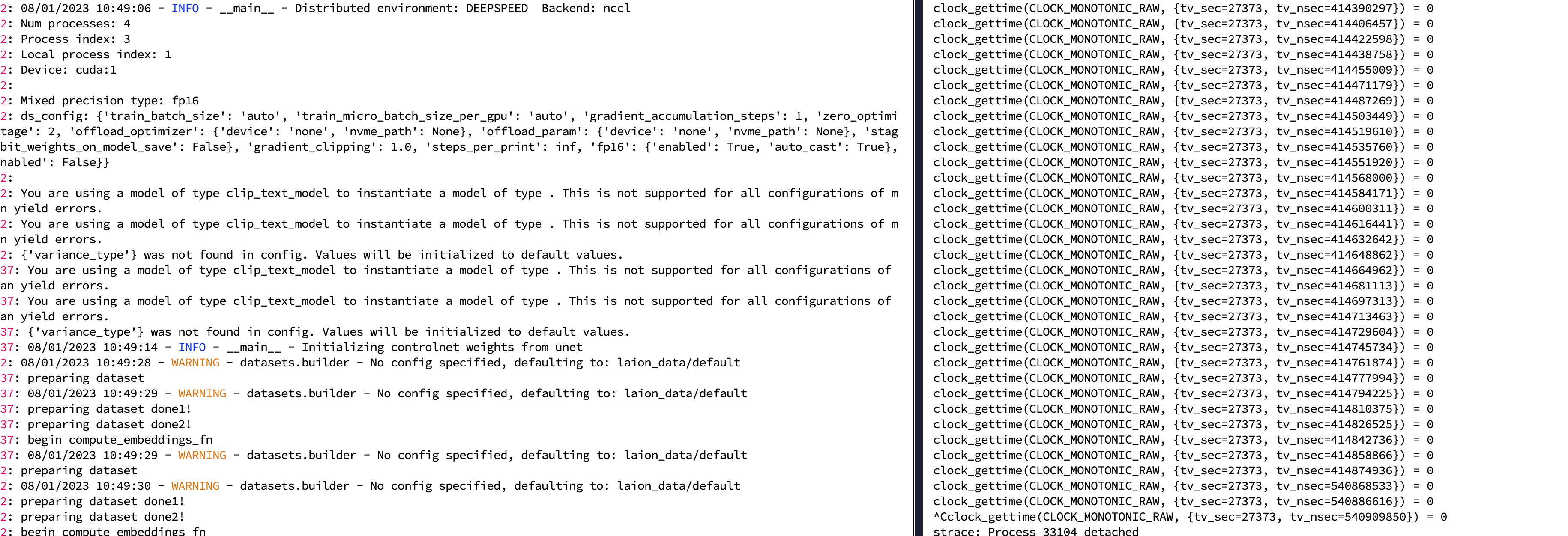 I want to use multi-node training, but the process is stuck. · Issue #1804 · huggingface ...