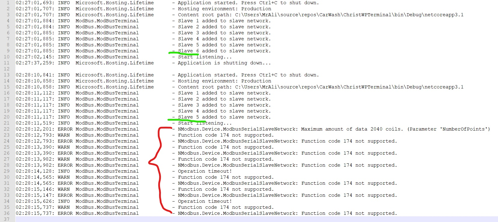 Bug in ModbusSerialSlaveNetwork · Issue #61 · NModbus/NModbus · GitHub