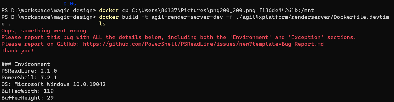 an error has occured · Issue #3156 · PowerShell/PSReadLine · GitHub