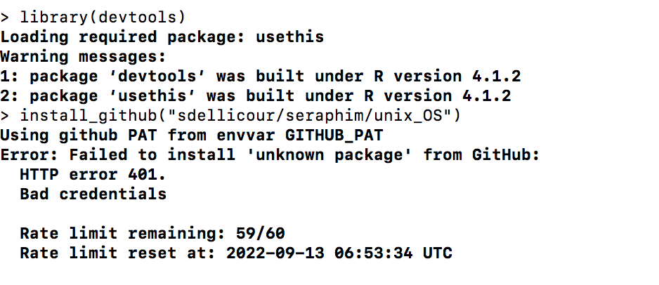 can not install seraphim? · Issue #3 · sdellicour/seraphim · GitHub