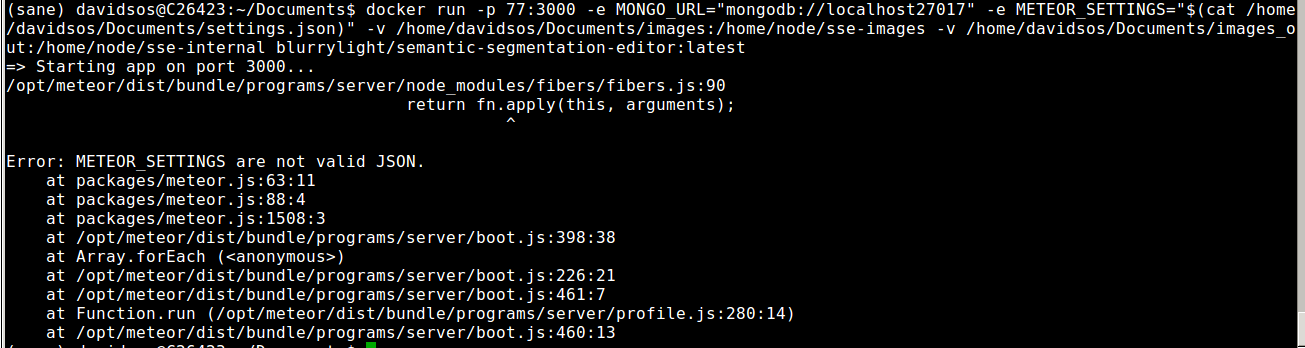 Error: METEOR_SETTINGS are not a valid JSON · Issue #108 · Hitachi ...