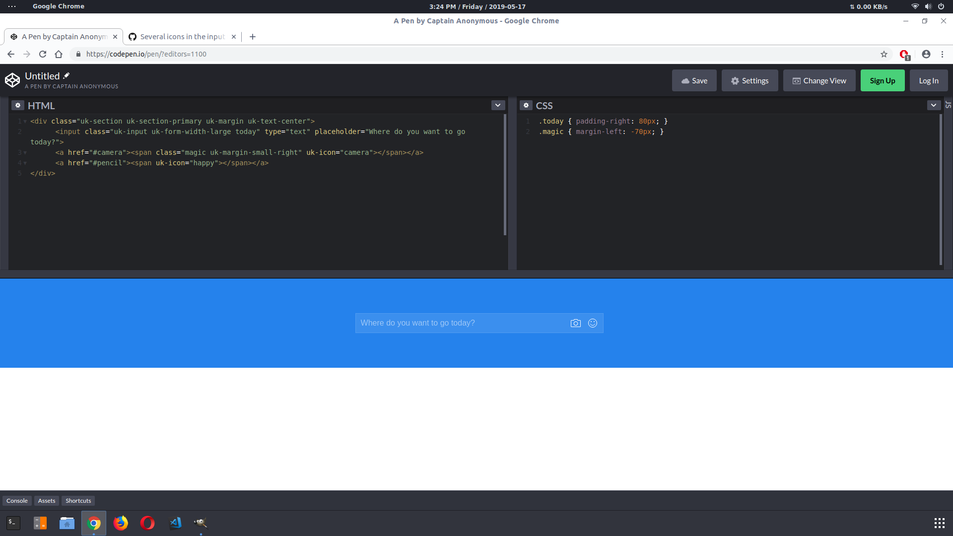 Several icons in the input form · Issue #3860 · uikit/uikit · GitHub