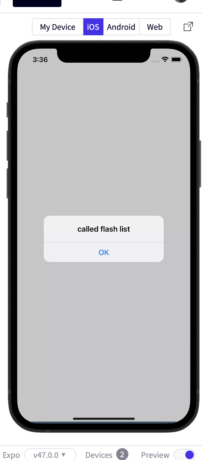 onEndReached gets called on empty data · Issue #790 · Shopify/flash-list · GitHub