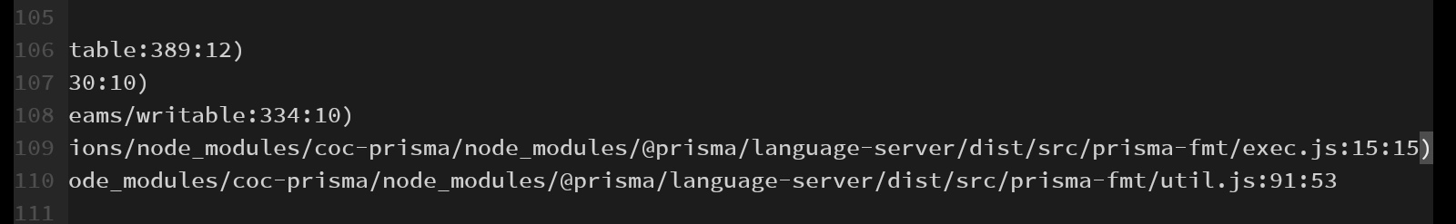 Prisma language server crashes repeatedly · Issue #932 · prisma ...
