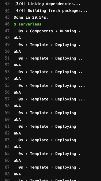 Disable Deploy Logs Stream · Issue 1410 · Serverless Nextjs Serverless Next Js · Github