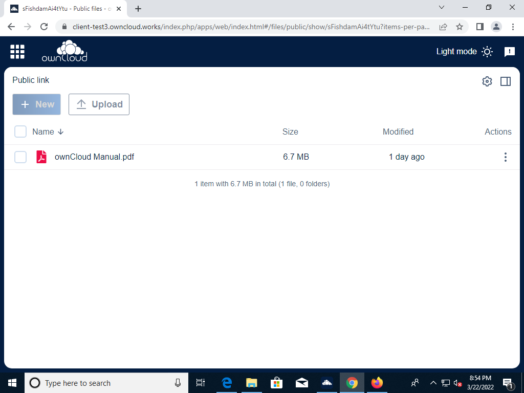 Public link for a file from a desktop client does not open in a Ms Edge web browser · Issue ...