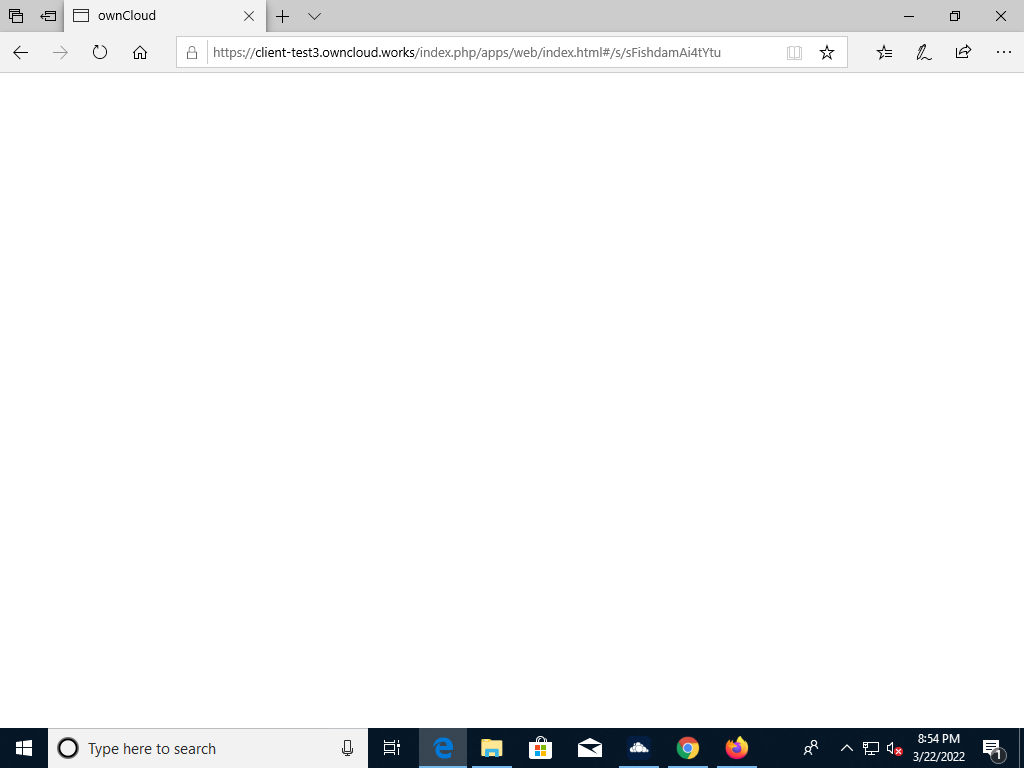 Public link for a file from a desktop client does not open in a Ms Edge web browser · Issue ...