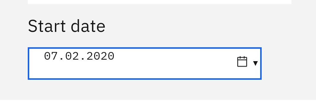 [DatePicker mobile UI]: Size variants, theme, text position · Issue #5297 · carbon-design-system ...