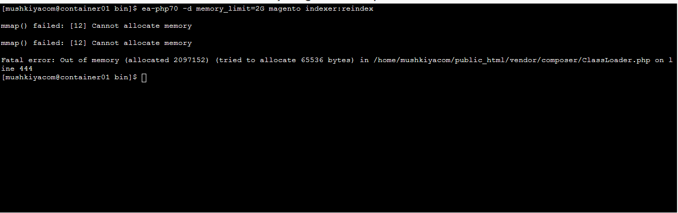 CLI command is giving fatal error (Out of Memory) · Issue #19950 · magento/magento2 · GitHub