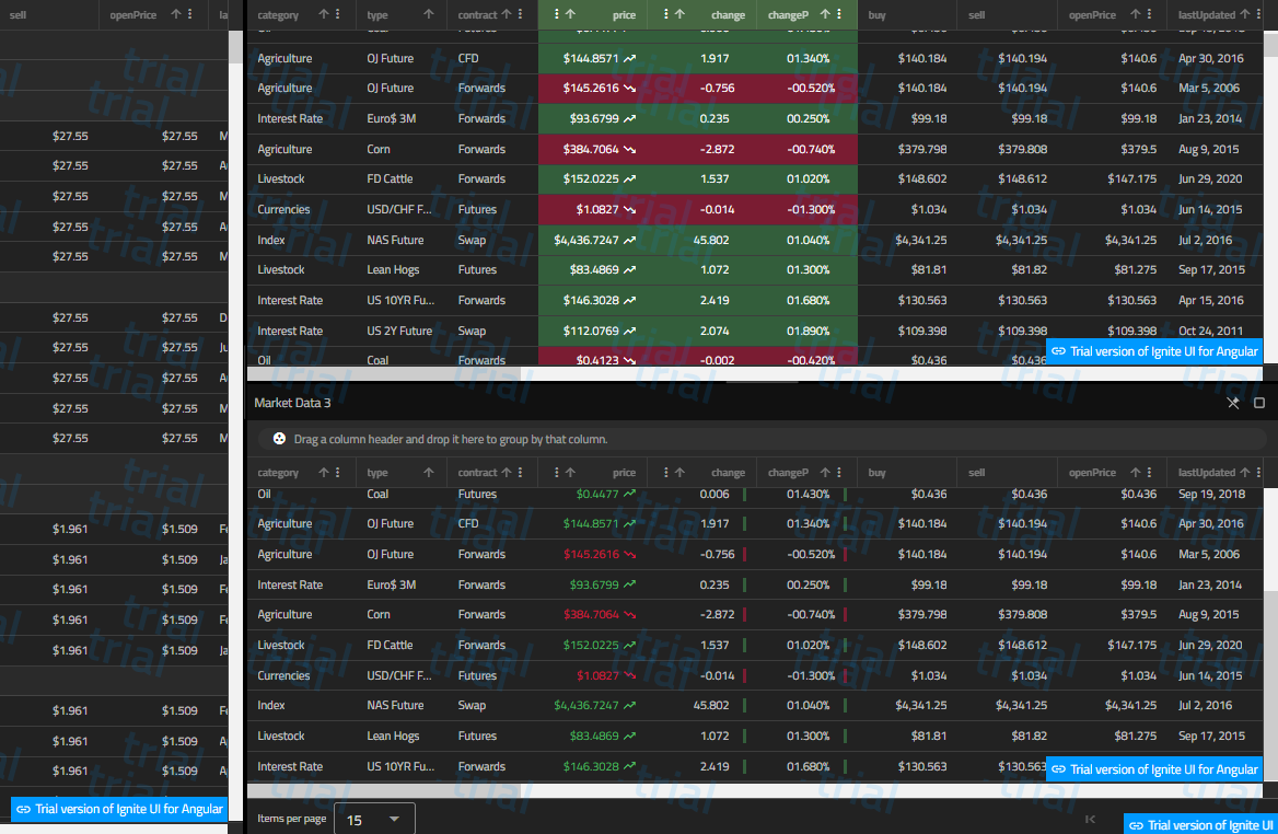 Dark theme is not applying to scrollbars · Issue #2663 · IgniteUI/igniteui-angular-samples · GitHub