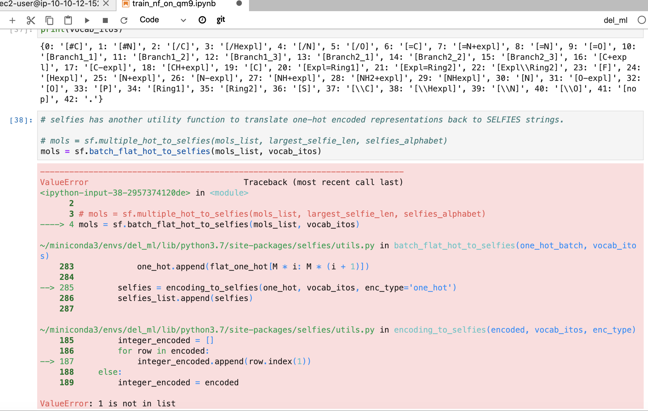 Normalizing flows tutorial uses deprecated SELFIES methods · Issue #2530 · deepchem/deepchem ...