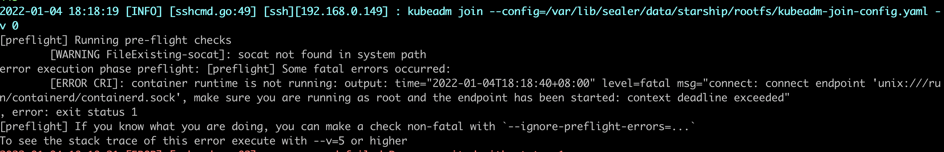 error cri · Issue #1044 · sealerio/sealer · GitHub