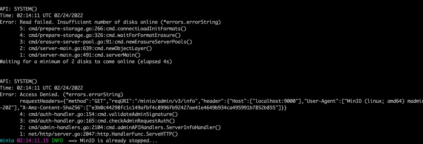 [minio] minio distributed mode install error · Issue #9187 · bitnami/charts · GitHub