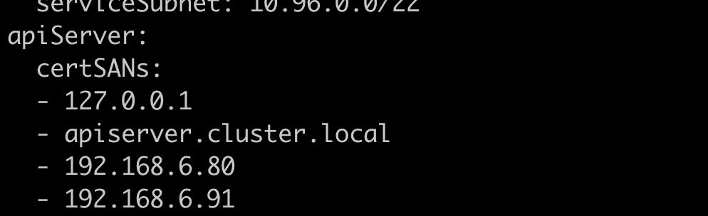 certSANs list update · Issue #1324 · sealerio/sealer · GitHub