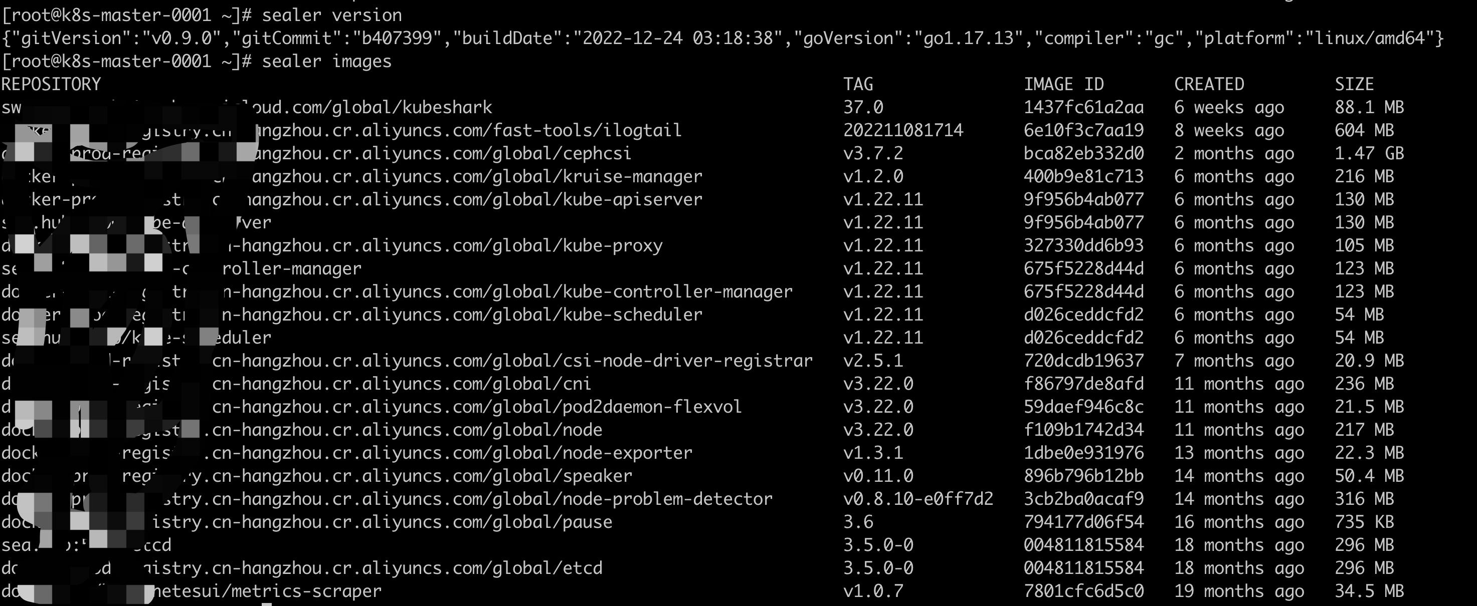 sealer images: show my docker images · Issue #1933 · sealerio/sealer · GitHub